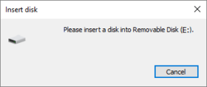 How to Fix Please Insert a Disk into Removable Disk - Fastoe